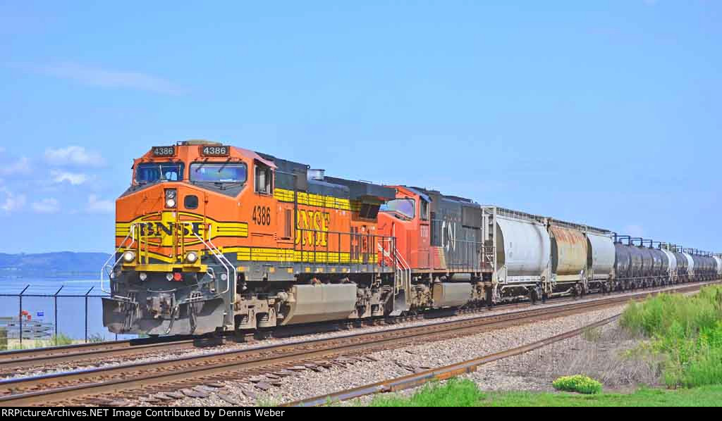 BNSF 4386, BNSF's Aurora Sub.